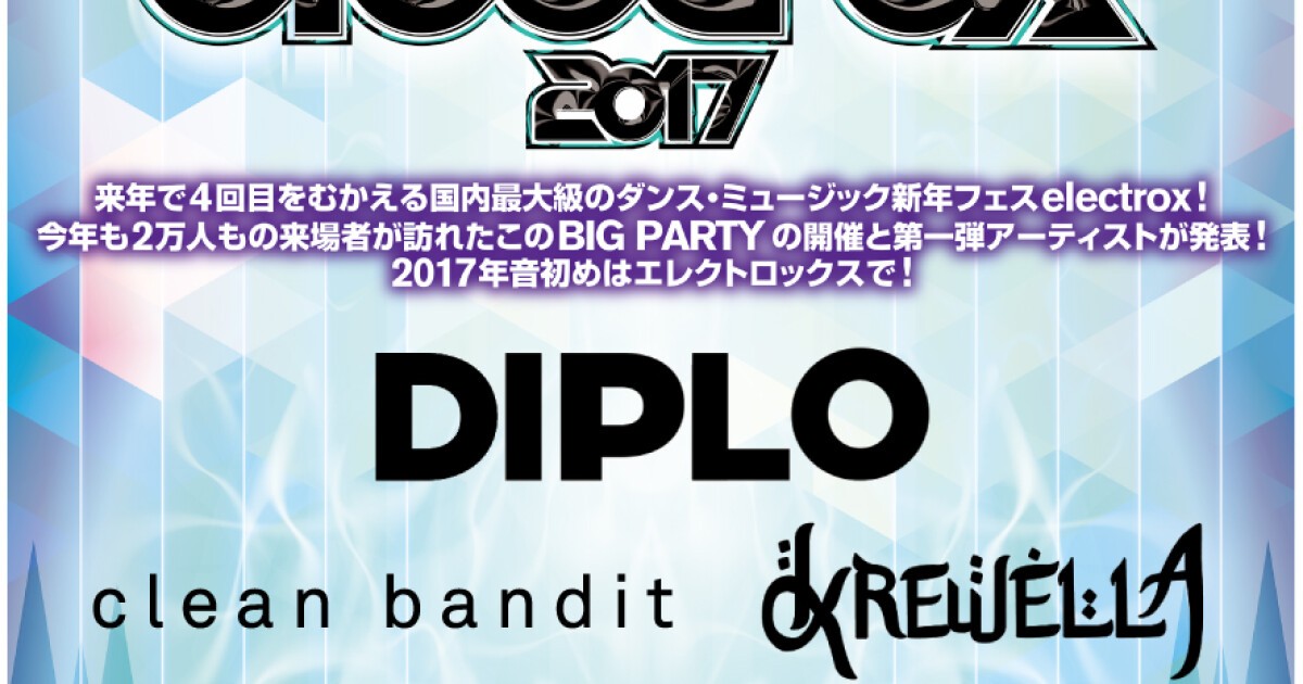 iFLYER: Electrox 2017 Steps Up The Game With Phase 1 Lineup