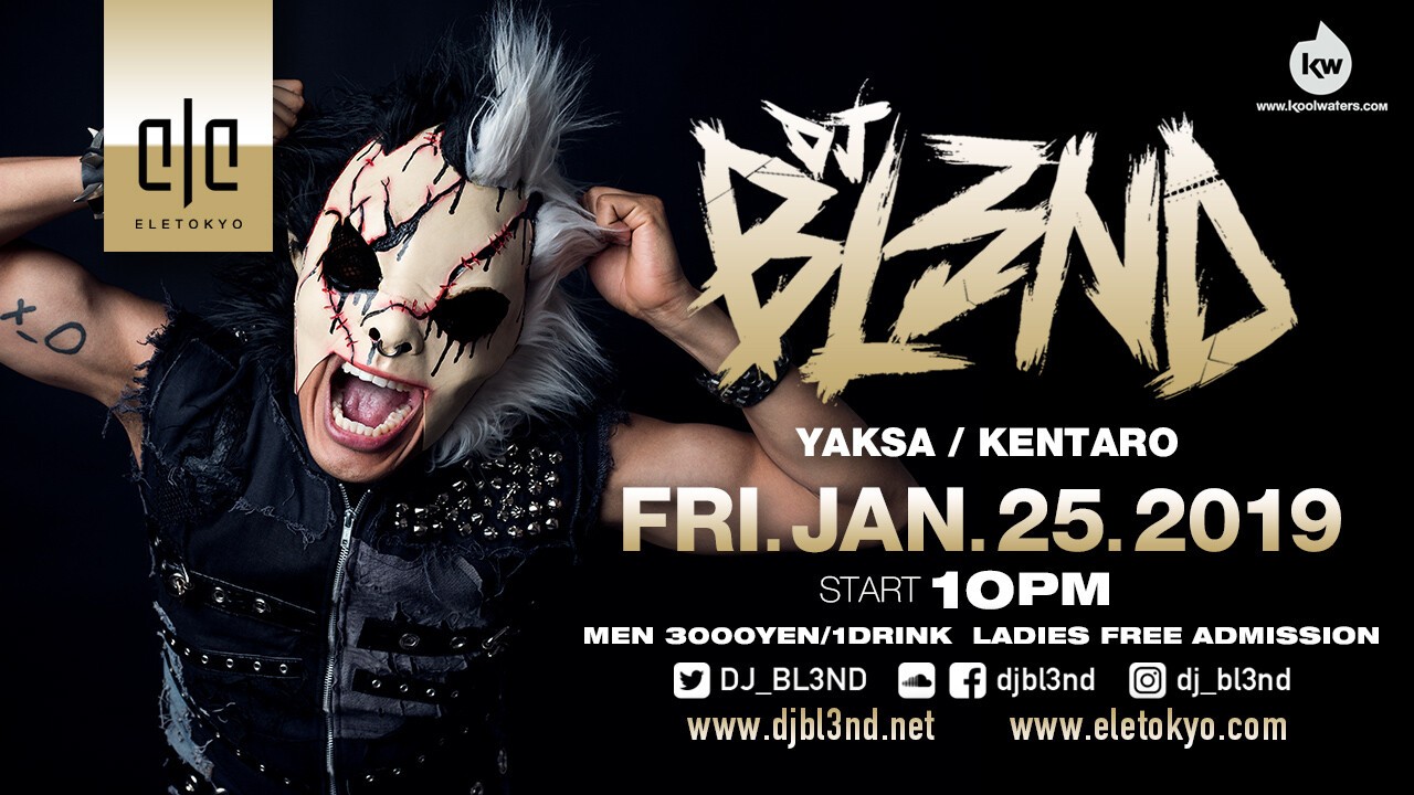 iFLYER: LAの要注目覆面BASS系DJ BL3ND (ブレンド) がELE TOKYOに再登場！